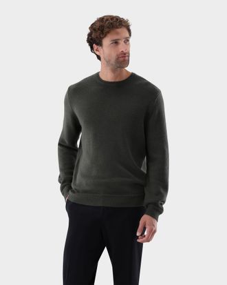 van Laack Rundhalspullover aus Kaschmir