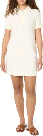 The Drop Tenise Polo Mini Sweater Dress Kleider, Elfenbein, S