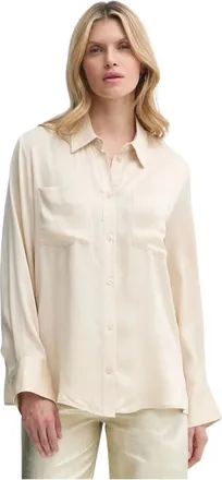 Gestuz Femme, Blouses et Chemises, Beige, Taille: 36 FR Chemises