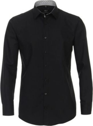 Venti Schwarzes Herren Kurzarm-Unterhemd - - Shirts - Herren - Schwarzk - L