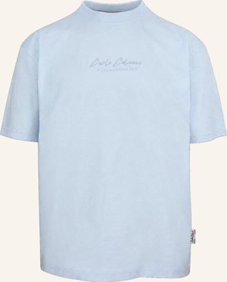 Carlo Colucci Carlo Colucci Oversized Signature T-Shirt - Legacy Flatz blau