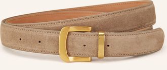 Agnona Agnona Ledergürtel beige