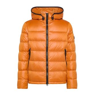 Peuterey Leichte Ripstop Steppjacke mit Kapuze - - Jackets - Herren - Braun - 2XL