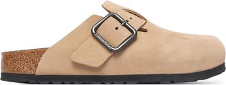 Birkenstock Pantoletten Birkenstock Boston Wire Buckle 1031573 Hellbeige