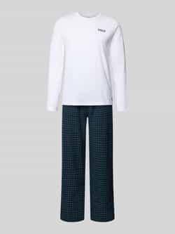 Ralph Lauren Loose Fit Pyjama aus Baumwoll-Flanell mit Geschenkbox