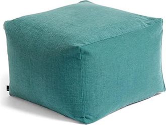 HAY Hay Pouf, Baumwolle, gr&uuml;n, H&ouml;he: 40 cm, Tiefe, L&auml;nge: 59 cm, 540821, H&ouml;he: 40 cm, Tiefe: 59 cm, L&auml;nge: 59 cm