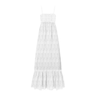MC2 Saint Barth Jemma Kleid mit Sangallo-R&uuml;schen - - Dresses - Damen - Wei&szlig; - M