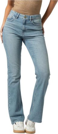 Kocca Femme, Jeans, Bleu, Taille: 44 FR Pantalon long slim fit pr&ecirc;t pour la f&ecirc;te