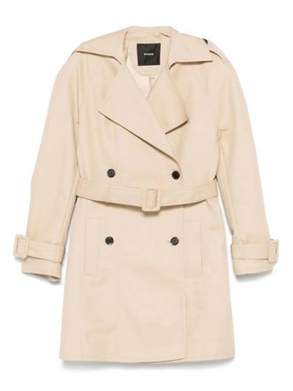 Pinko Zweireihiger Trenchcoat - Nude
