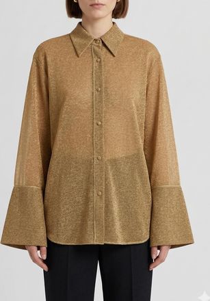 Os&eacute;ree Chemise OS&Eacute;REE Femme couleur Or