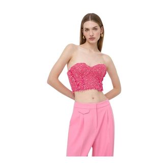 Patrizia Pepe Top sans manches - Femme - Tops - Rose - Taille: 40 FR