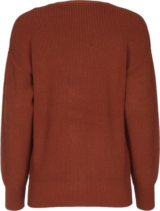 Elisabetta Franchi Tricot Cardigan - Brown