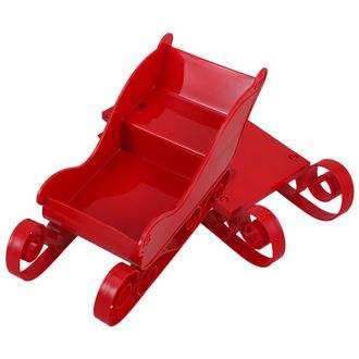 Aboofan 2st&uuml;cke Schlitten-deko aus Plastik Weihnachtsschlitten f&uuml;r Tischdeko H&auml;ngender Weihnachtsschlitten als Party-Dekoration DIY-Schlitten f&uuml;r Weihnachtsde