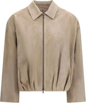 Salvatore Santoro Femme, Vestes, Beige, Taille: 36 FR Bomber Jacket