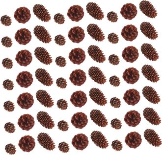 Pretyzoom RORPOIR 120 St&uuml;ck Teiliges Mini-tannenzapfen Bastelarbeiten Nat&uuml;rliche Vielseitige Zapfen zur Dekoration von Blumenvasen Rustikale Zapfen f&uuml;r Weihnach