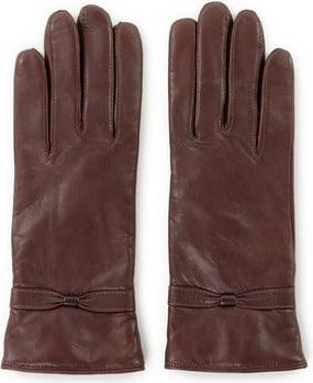 Saison 1865 lammfellhandschuhe - braun