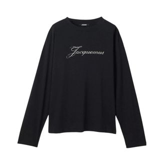 Jacquemus Homme, Tops, Noir, Taille: XL T-Chemises