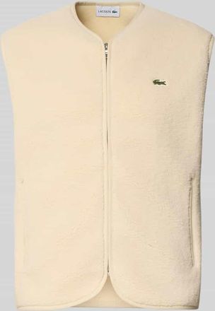 Lacoste Regular Fit Weste mit Logo-Applikation