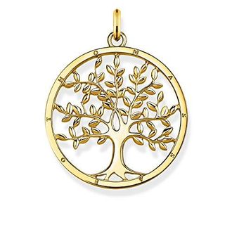 Thomas Sabo Pendentif Femme Plaqué Or Arbre dAmour Sans Chaîne, PE823-413-39