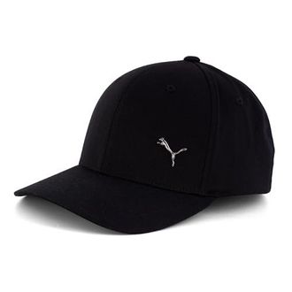 Puma Casquette de baseball unisexe Metal Cat Flexfit, Noir, S/M