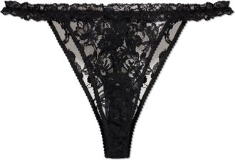 Dolce & Gabbana Femme, Sous-v&ecirc;tements, Noir, Taille: 42 FR Culottes en dentelle