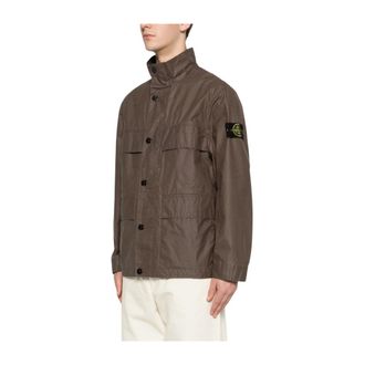 Stone Island Homme, Vestes, Brun, Taille: XL Stone Island Vestes Brown