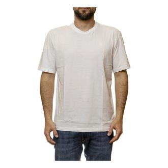 Blauer Homme, Tops, Blanc, Taille: XL T-shirt Logo Eutaw