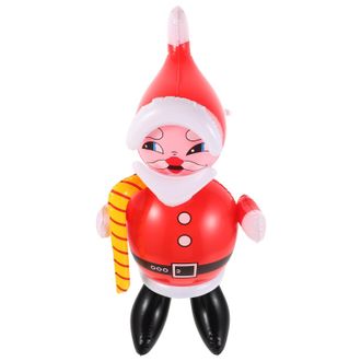 Valiclud Aufblasbarer Weihnachtsmann Gartendeko XL aus Robustem Polyester Wetterfeste Weihnachtsdeko f&uuml;r Drau&szlig;en Schnelle Montage Vielseitige Feierdekoration