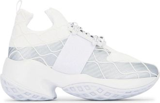 Roger Vivier Femme, Chaussures, Blanc, Taille: 36 1/2 EU Viv Run Strass Technical