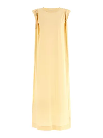 Dries Van Noten Robe Au Genou - Jaune