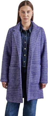 Street One A201981 Manteau Aspect Laine, Violet foncé, 40 Femmes