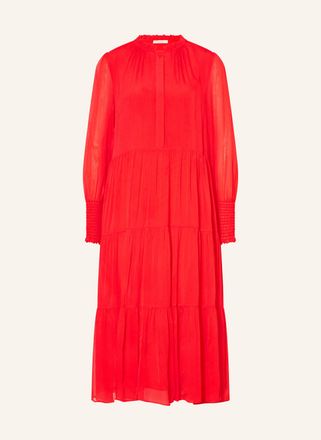 Lilienfels Lilienfels Kleid Mit R&uuml;schen rot