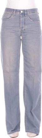 Dondup Femme, Jeans, Bleu, Taille: W26 Jacklyn Wide-Leg Rigid Denim Jeans