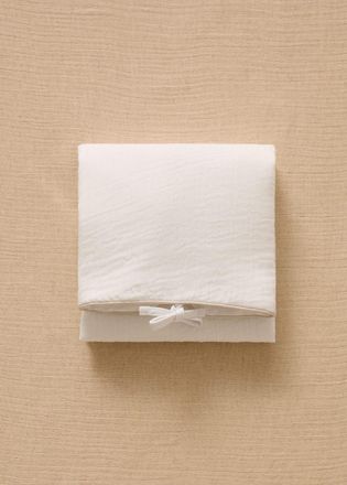 Mango Matelas &agrave; langer portable en gaze &eacute;cru - Home - Taille unique - MANGO HOME