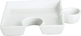 Excelsa Excèlsa Knabberschale, Weiß, 19,5x15 cm