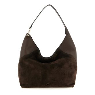 Furla Femme, Sacs, Brun, Taille: ONE Size Lara Large Shoulder Bag