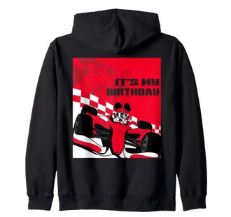 Disney Racing Its My Birthday Mickey Mouse Race Car Party Kapuzenjacke