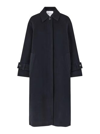 Sams&oslash;e & Sams&oslash;e Manteau Au Genou - Blanc