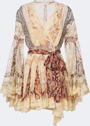 Zimmermann Wickelkleid Valiant mit Spitze