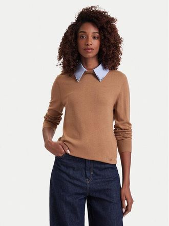 Liu Jo Pullover WF6452 MA16R Hellbraun Regular Fit