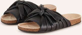 J.W.Anderson Jw Anderson Pantoletten Bow Flat schwarz