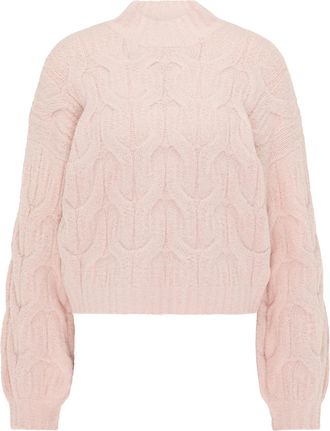 Mymo Strickpullover Damen alt rosa