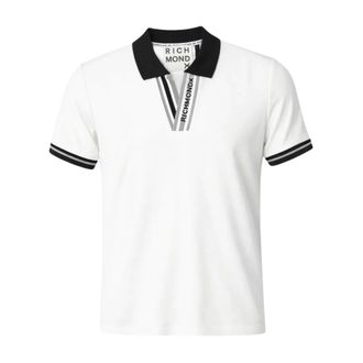 John Richmond Homme, Tops, Blanc, Taille: S Polo
