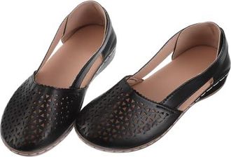 Frcolor Sandales Femme à Talon Compensé Élégant et Respirant Design Ajouré pour Confort et Stabilité Chaussures