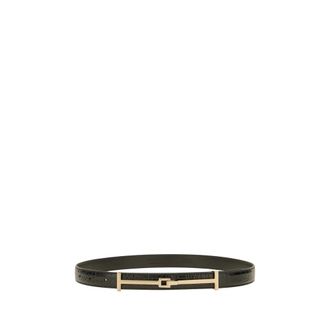 Tom Ford Krokodilpr&auml;gung Lederg&uuml;rtel - - Accessories - Damen - Schwarzk - 90 CM