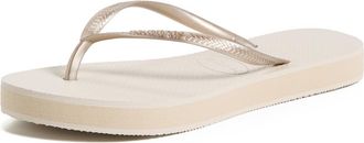 Havaianas Damen Slim Flatform Flip Flops, Beige, 43/44 EU