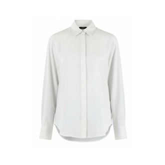 Pinko Hemd mit Raffung - - Blouses & Shirts - Damen - Wei&szlig; - L