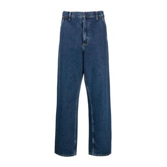 Carhartt Work in Progress Homme, Jeans, Bleu, Taille: W36 Jean Droit en Denim Bleu Indigo