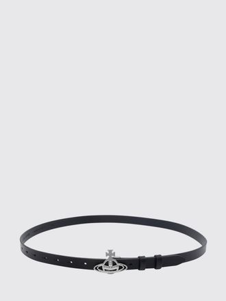 Vivienne Westwood Ceinture en cuir de veau avec boucle Orb iconique
