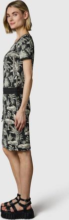 Ragwear Sommerkleid Baomi Tropic YOUMODO Gemustertes Kurzarm Kleid f&uuml;r Damen